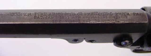 Cooper 31 caliber Civil War revolver marked LL on butt. (ah718 ...