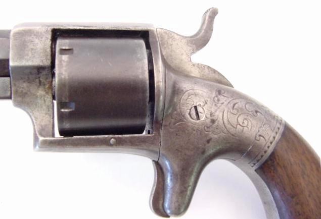 Bacon Navy model revolver 1st Type. (ah764) - Collectors Firearms
