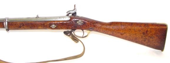 Enfield Civil War percussion musket dated 1864 with 2 notches in ...