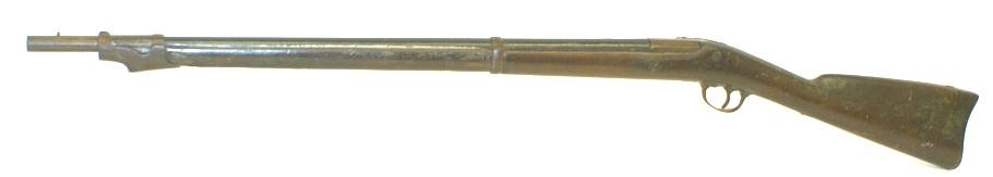 U.S. Fencing rifle with Norfolk lock dated 1862. Wooden barrel. (al1416 ...