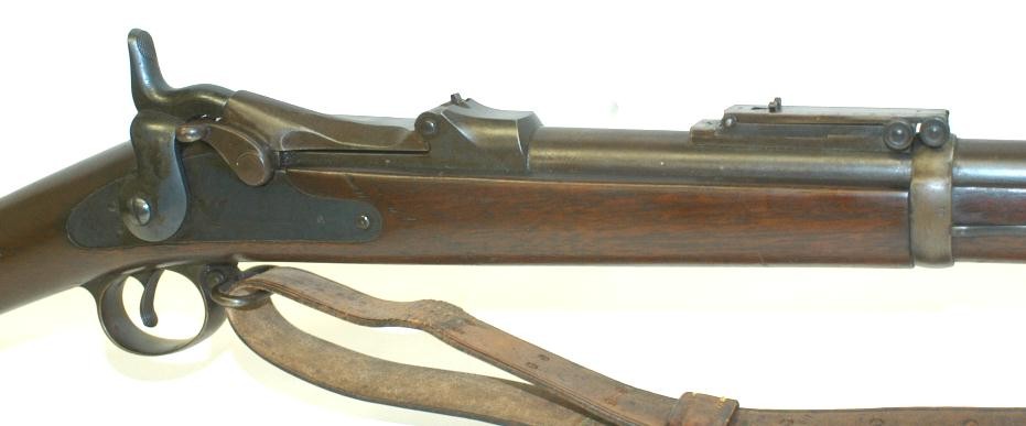 U.S. Model 1888 Trapdoor Springfield rifle with ram rod bayonet and ...