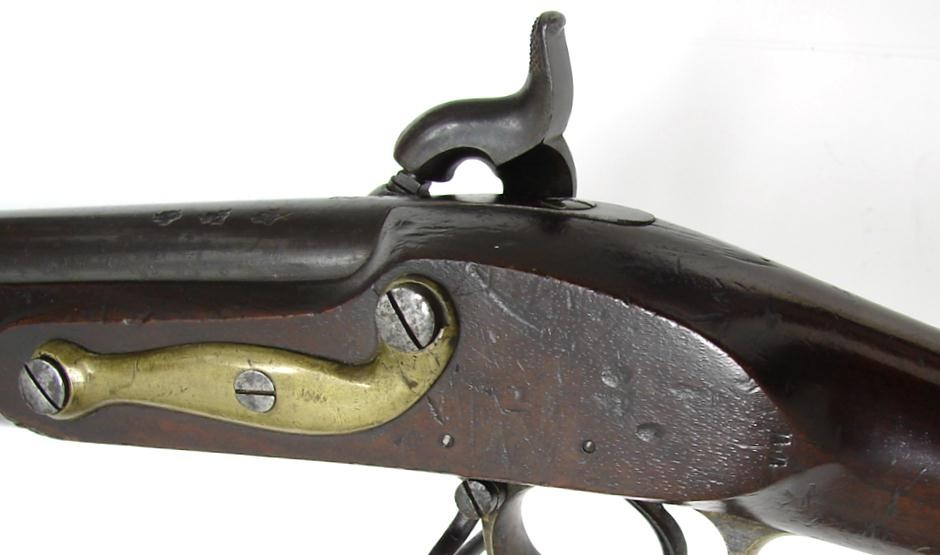 British 1839 Volunteer musket. Board of Ordnance mark on stock ...