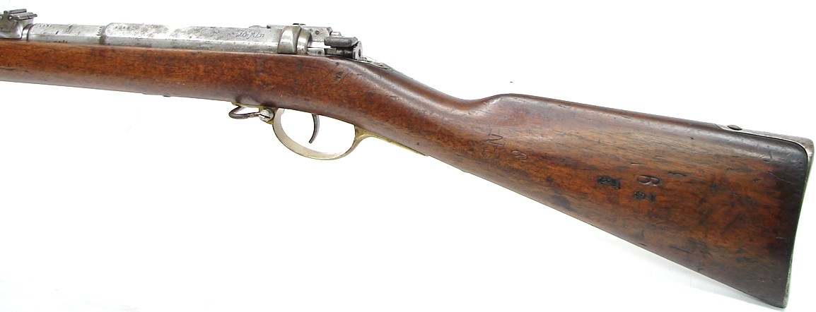 Mauser 1871 rifle made at Amberg Arsenal. Has excellent bore and unit ...