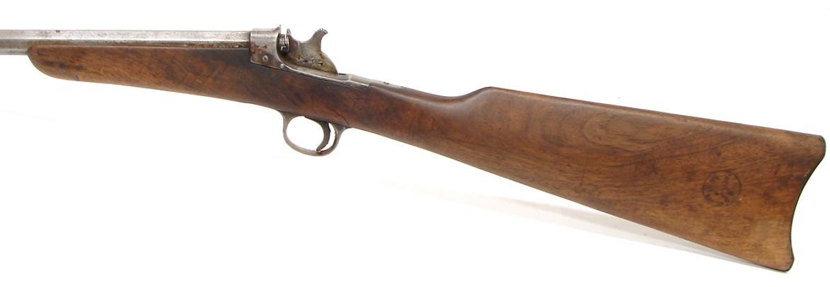 Pieper Rolling block .22 caliber rifle with fair bore. Belgian made ...