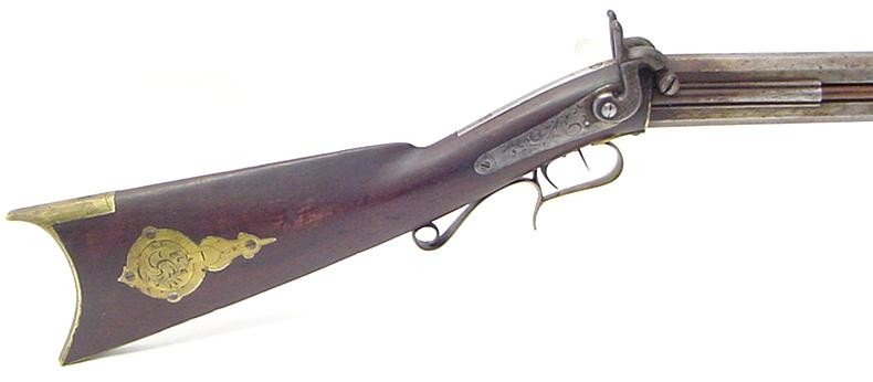 Pennsylvania percussion double rifle by John Trout Williamsport, PA ...