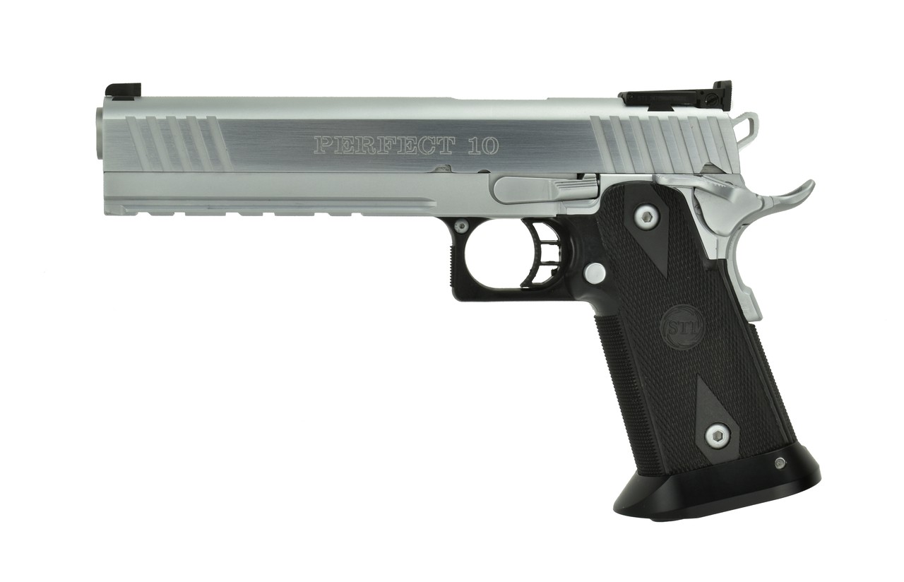 STI 2011 Perfect 10 10mm caliber pistol for sale.