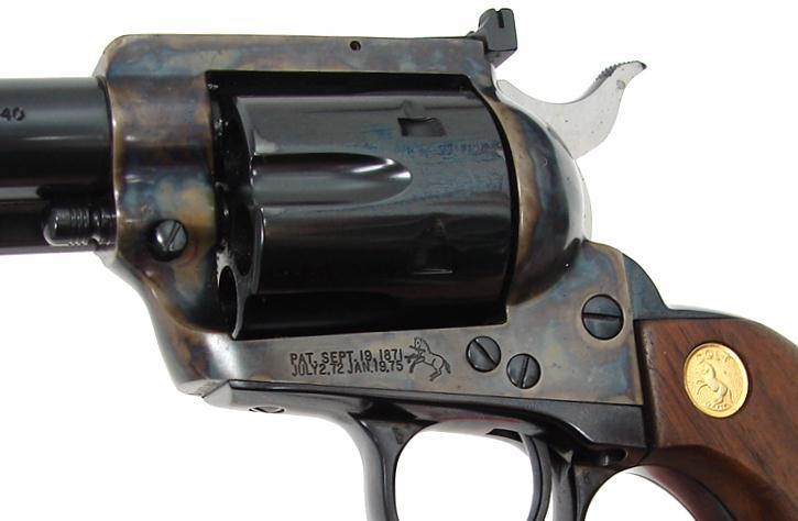 Colt New Frontier .44-40 caliber revolver. 3rd generation model in ...