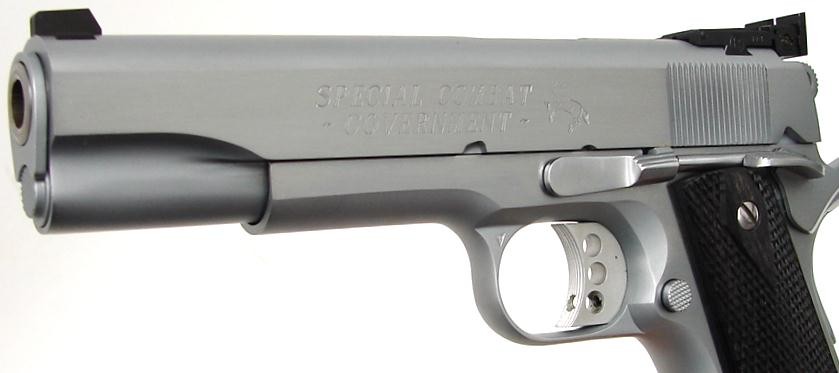 Colt Special Combat Government .38 Super caliber pistol. Scarce custom ...