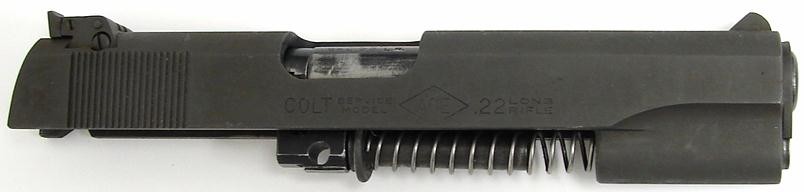 Colt 22 Pre-War Service Model Ace Slide and barrel with rare parkerized ...