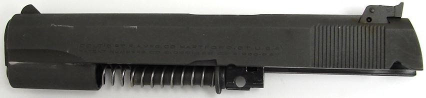 Colt 22 Pre-War Service Model Ace Slide and barrel with rare parkerized ...