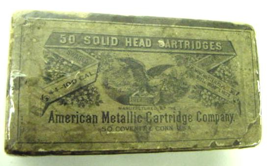 .44-100 caliber cartridges mfg American Metallic Cartridge Company ...