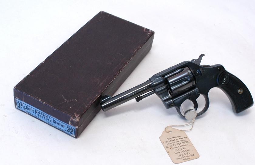 Colt Pocket Positive 32 caliber revolver with box and tag. (c1195 ...