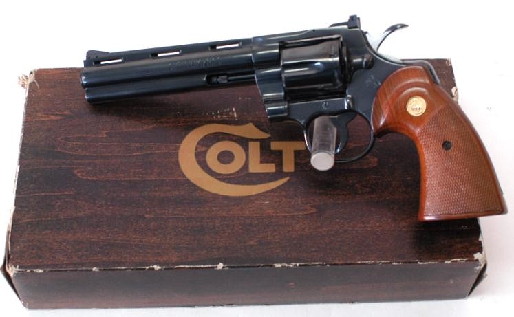 Colt Python .357 caliber revolver with box. (c1395) - Collector’s Firearms