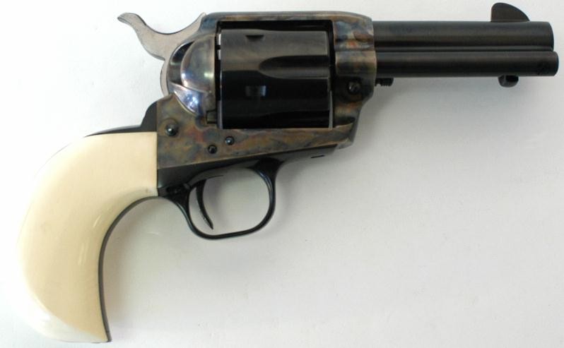 Colt Single Action .45 caliber revolver with 3 1/2 barrel and birds ...