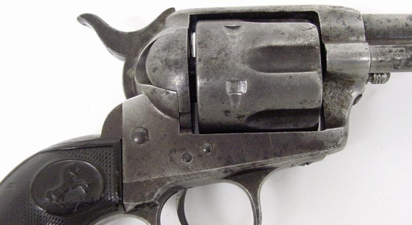 Colt Single Action .45 caliber 1st Generation revolver. Made 1893 ...