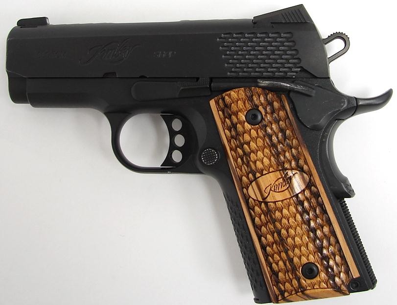 Kimber Ultra Raptor II .45 ACP caliber pistol. Custom shop compact ...