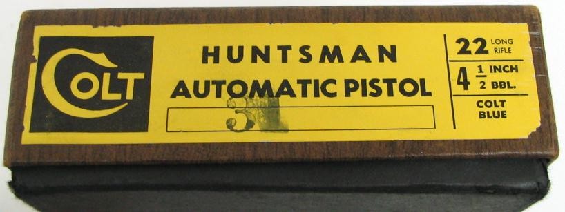 Colt Huntsman .22 LR caliber pistol with original box. Made in 1971 ...