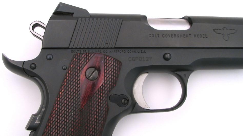 Colt Government Model .45 ACP caliber Gunsite Service pistol with box ...