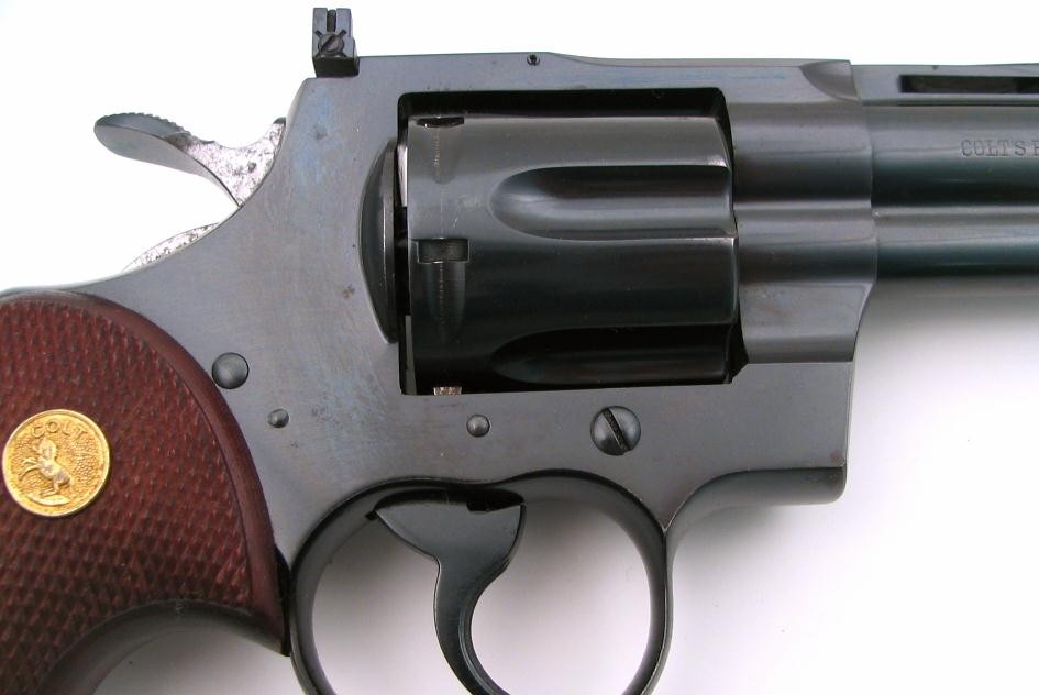 Colt Python .357 Magnum caliber revolver. Very early model. Made in ...