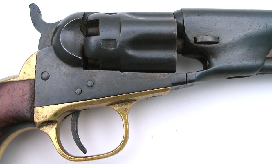 Colt Model 1862 Pocket Navy .36 caliber revolver. Old refinish ...