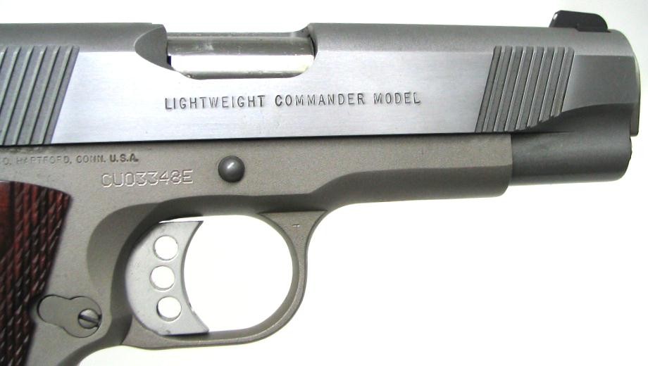 Colt Lightweight Commander .38 Super caliber pistol. Limited run ...