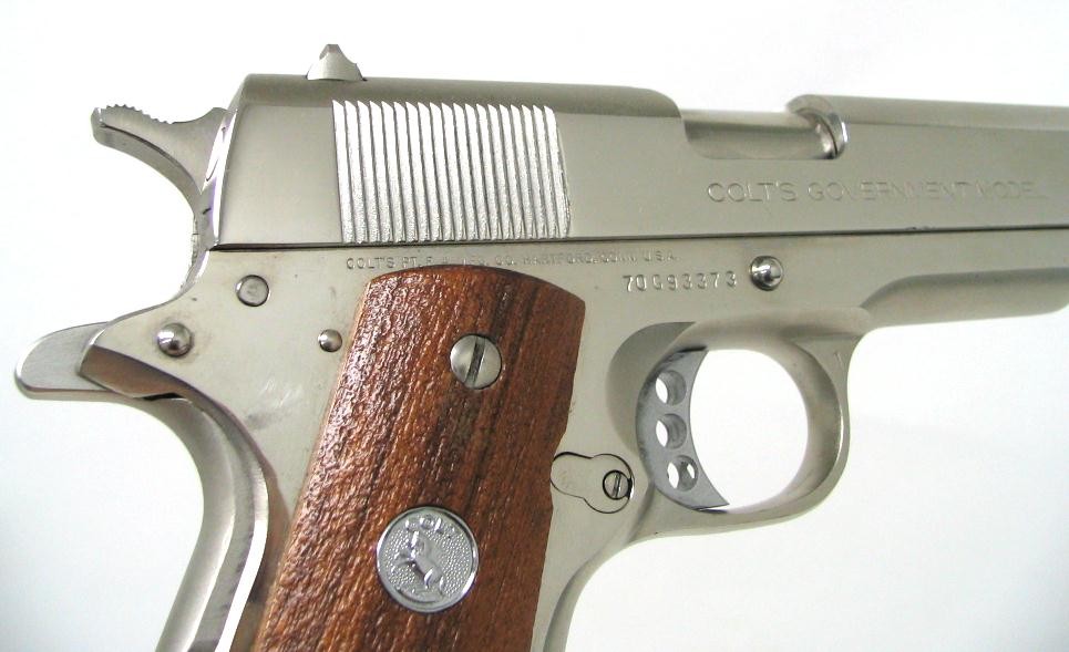 Colt Government Model 70 Series .45 caliber customized pistol. (c2653 ...
