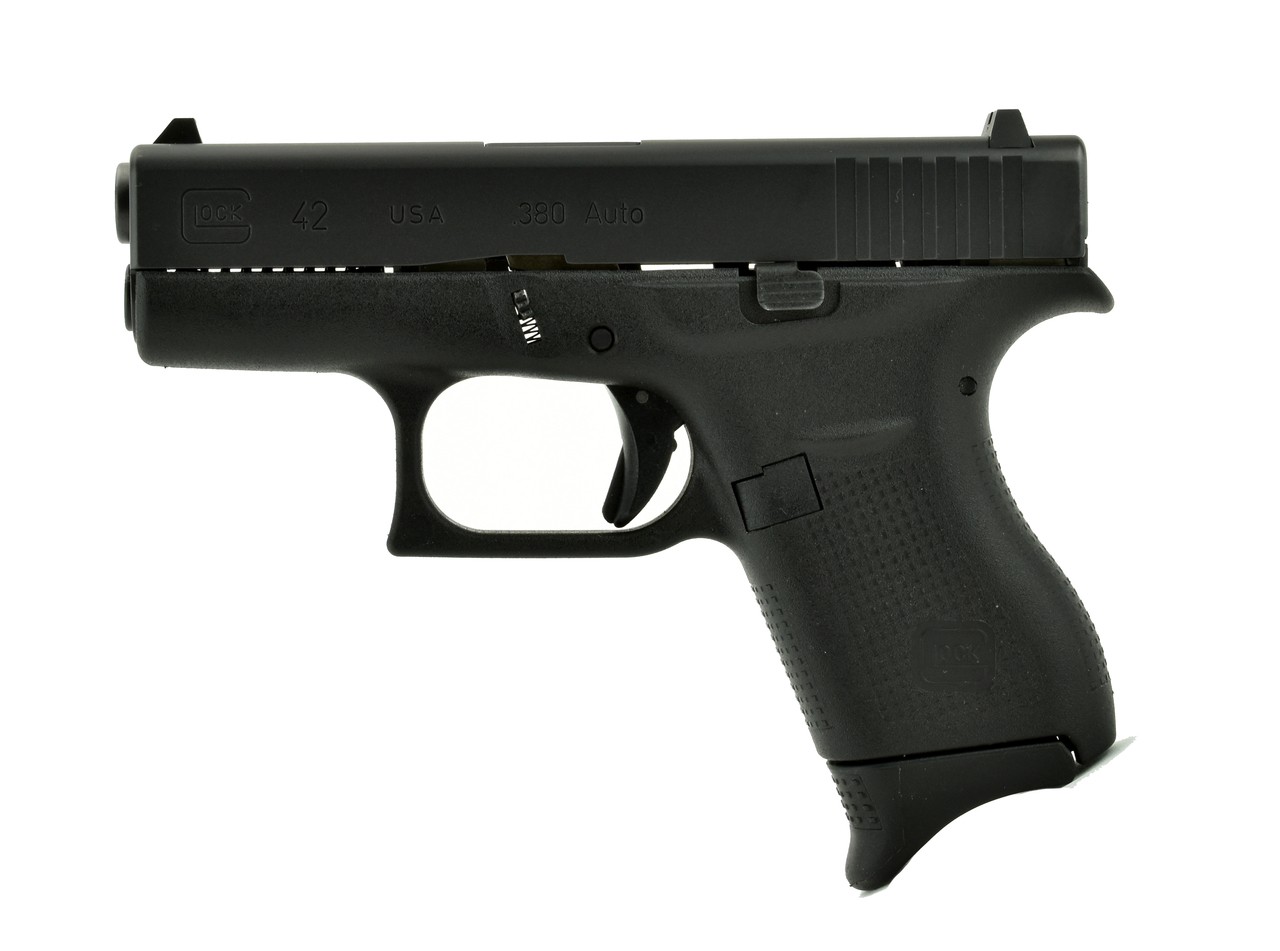 Glock 42 .380 Auto caliber pistol for sale.