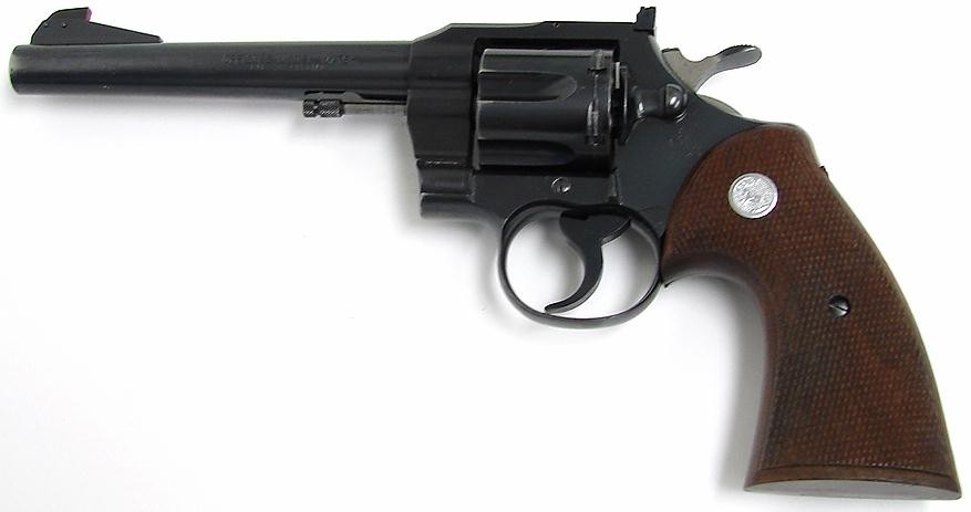 Colt Officers Match .38 Special caliber revolver. 1950 s vintage target ...