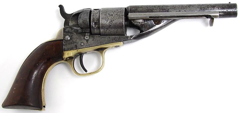 Colt Pocket Navy Conversion revolver. Needs work on bottom of backstrap ...