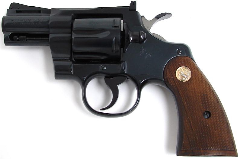 Colt Python .357 Magnum caliber revolver. Scarce early 2 1/2 model ...