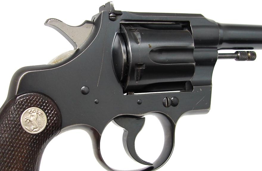 Colt Officers Model .22 LR caliber revolver. Pre-war model in very good ...