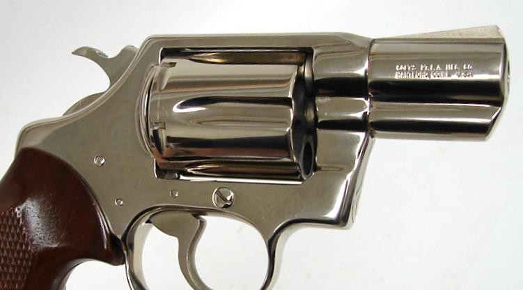 Colt Detective Special .38 Special caliber revolver. Factory nickel ...