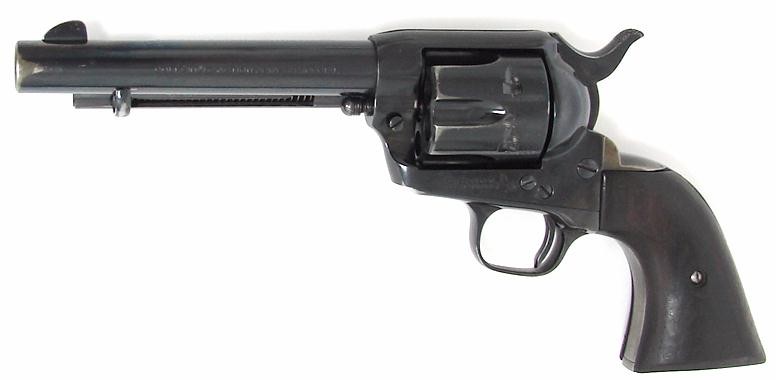 Colt Single Action .38 Special caliber revolver. Gun is refinished ...