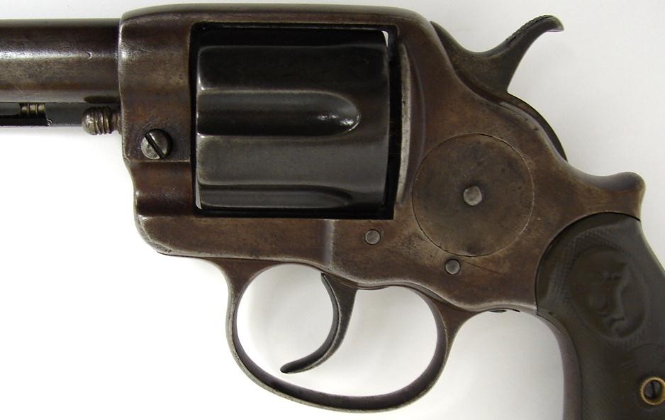 Colt 1878 .44-40 caliber revolver with 7 1/2 barrel, gray-brown patina ...