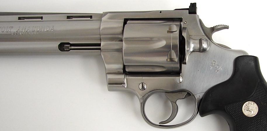 Colt Anaconda .44 Magnum caliber revolver. 6 stainless model in very ...