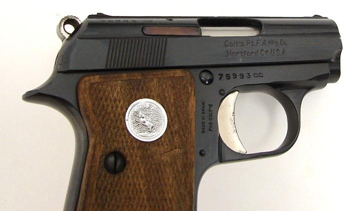 Colt Junior .25 Auto caliber pistol. Pre-1968 pocket pistol made in ...