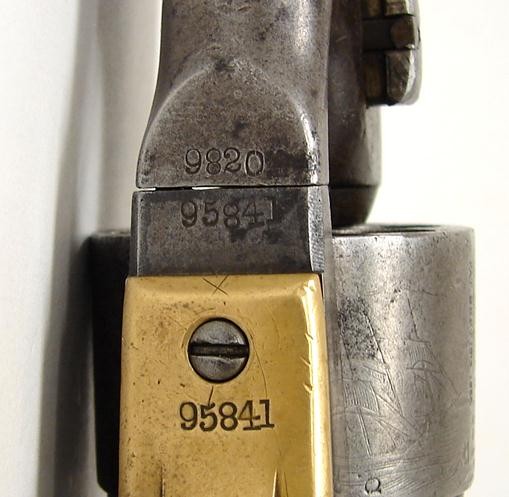 Colt 1860 Army .44 caliber revolver with mismatch numbers. Action works ...