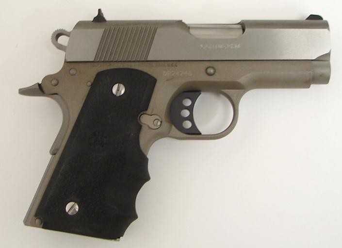 Colt Defender .45 ACP caliber pistol. 3 subcompact with alloy frame ...