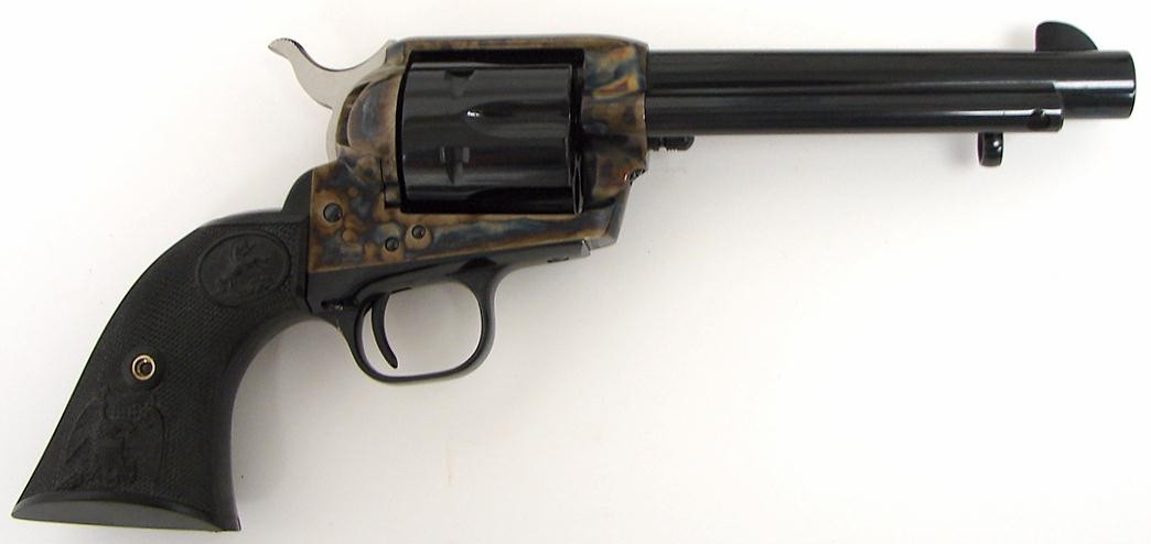 Colt Single Action .45 LC caliber revolver. This is a 5 ½ smokeless ...