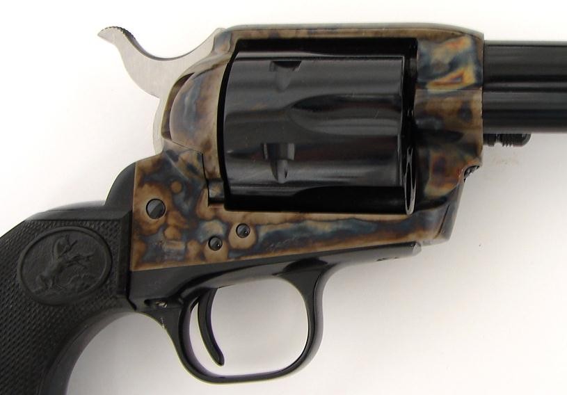 Colt Single Action .45 LC caliber revolver. This is a 5 ½ smokeless ...