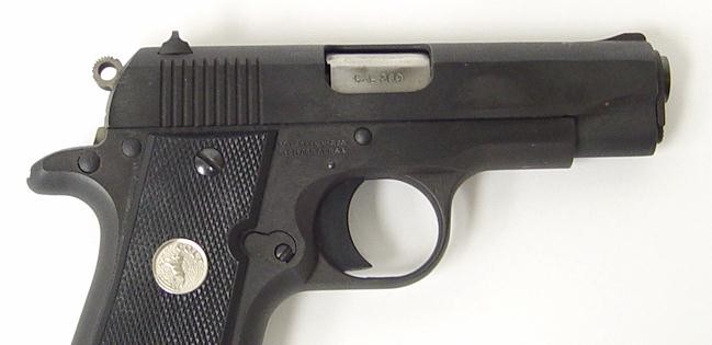 Colt Government .380 auto caliber all steel pistol with blue finish ...