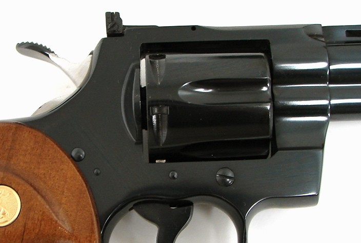 Colt Python 357 Mag. caliber revolver. 6" blue model in excellent ...