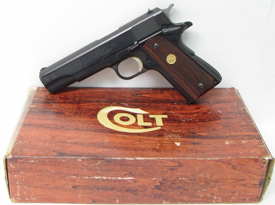 Colt Government .45 ACP caliber pistol. Original series 70 model in ...