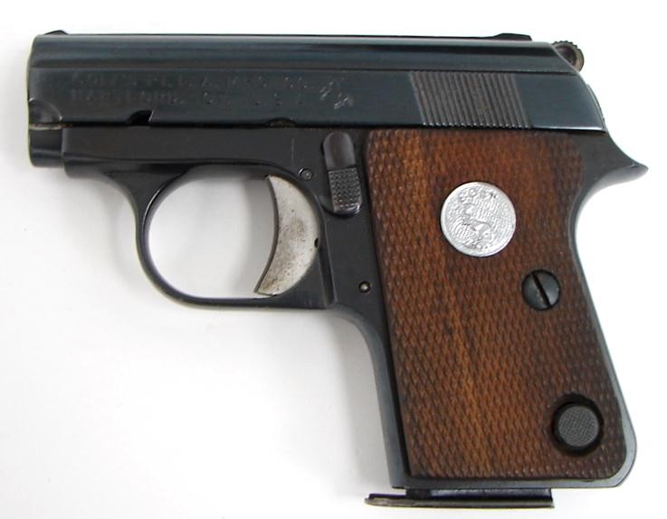 Colt Automatic .25 ACP caliber pistol. U.S. made Colt pocket pistol ...