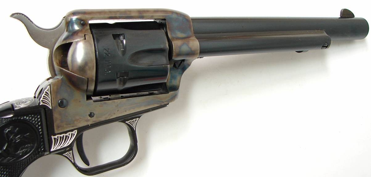 Colt Peacemaker .22 WMR caliber revolver. 6 1970 s model with custom ...