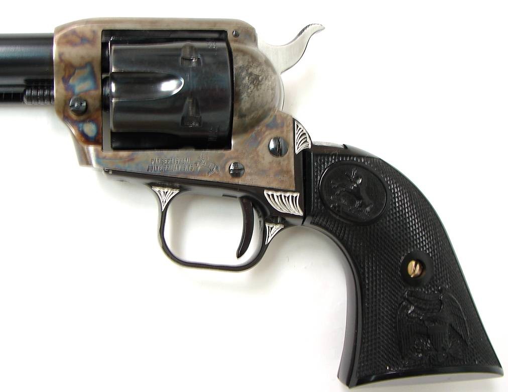 Colt Peacemaker .22 WMR caliber revolver. 6 1970 s model with custom ...