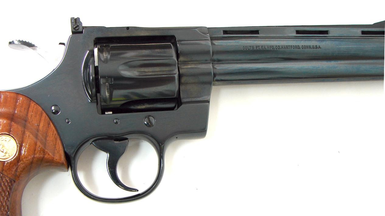 Colt Python .357 Mag caliber revolver. 6" blue model in excellent ...