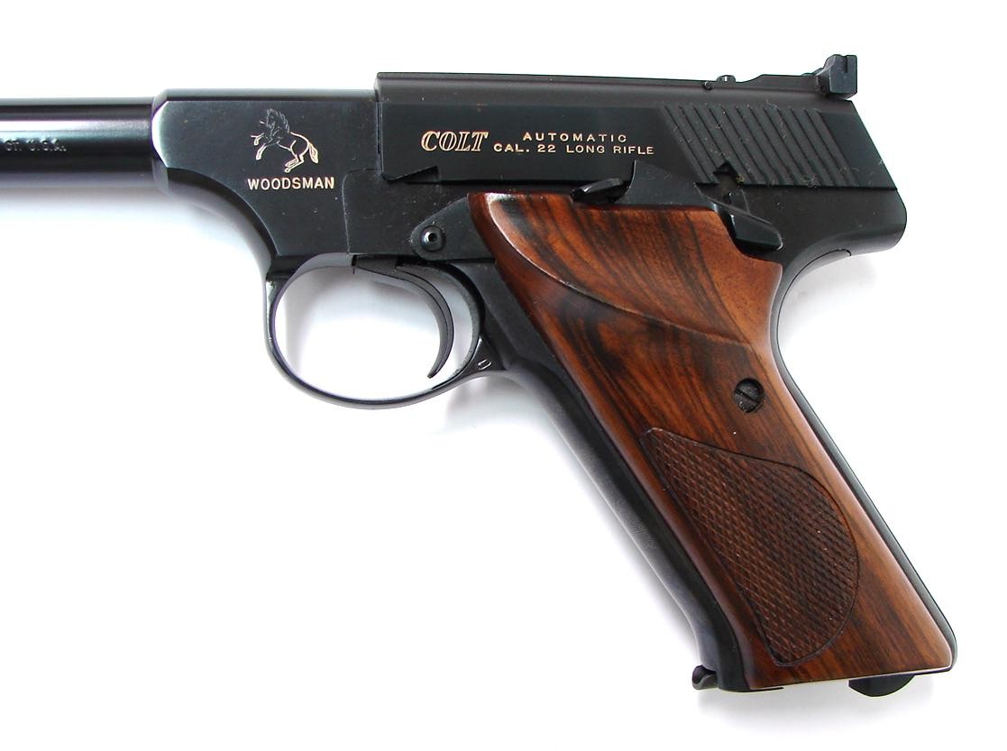 Colt Woodsman .22 LR caliber pistol. 3rd Series 6" Target model with ...