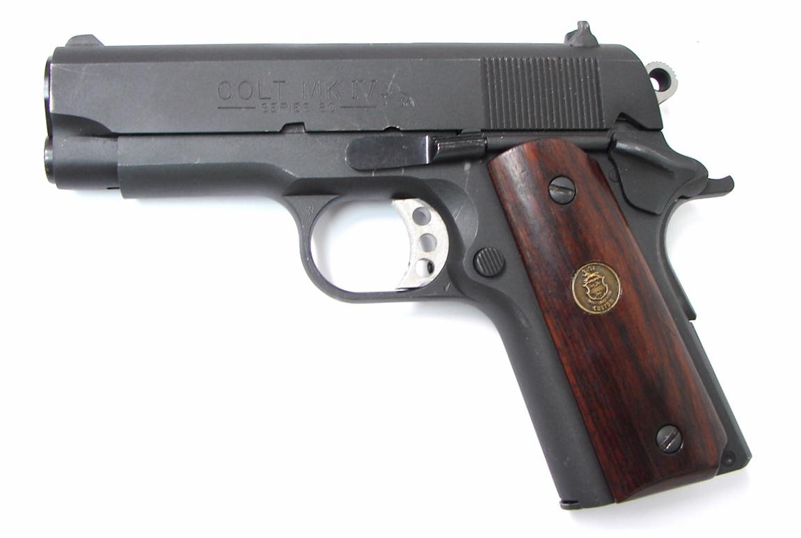Colt Officers ACP .45 ACP caliber pistol. 3 1/2" compact model with ...