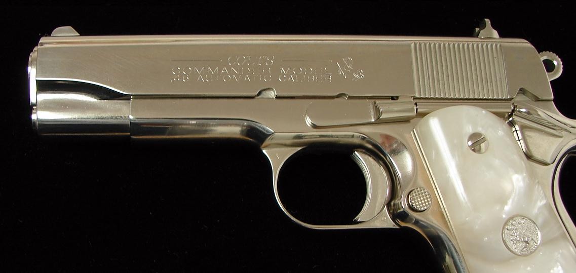 Colt Commander .45 ACP caliber pistol. Classic style 1911, 4 1/4" model ...